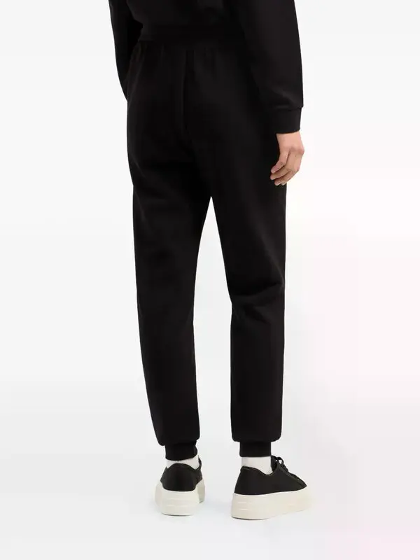 Armani Exchange Logo-detail Track Pants - Black