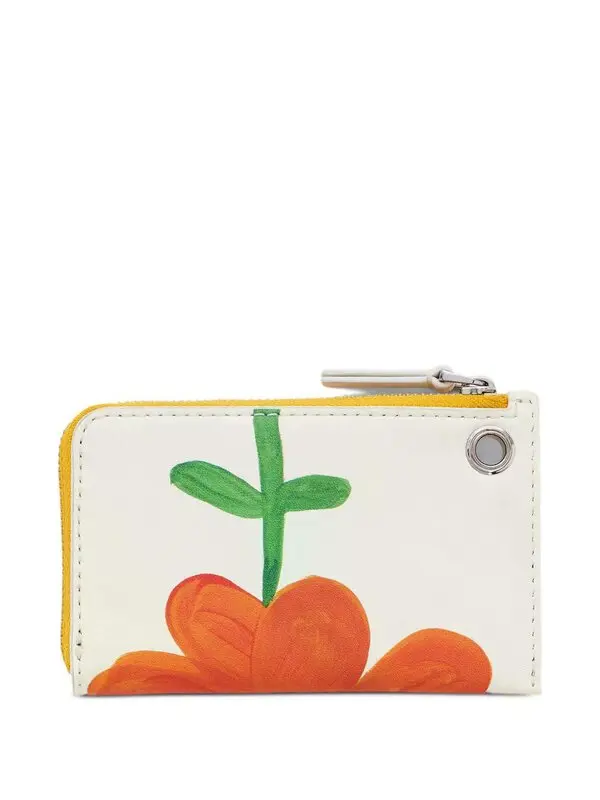 Marc Jacobs Flower-print Zip-around Bag Charm
