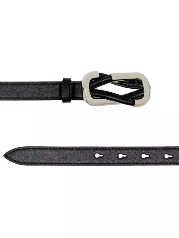 Marc Jacobs Knotted Buckle Leather Belt