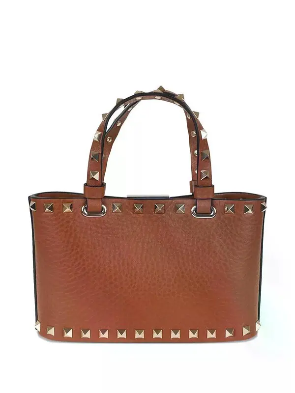 Valentino Garavani Rockstud Mini Shopping Bag - Brown