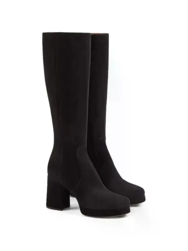 Valentino Garavani Fawcette Platform Boots - Black