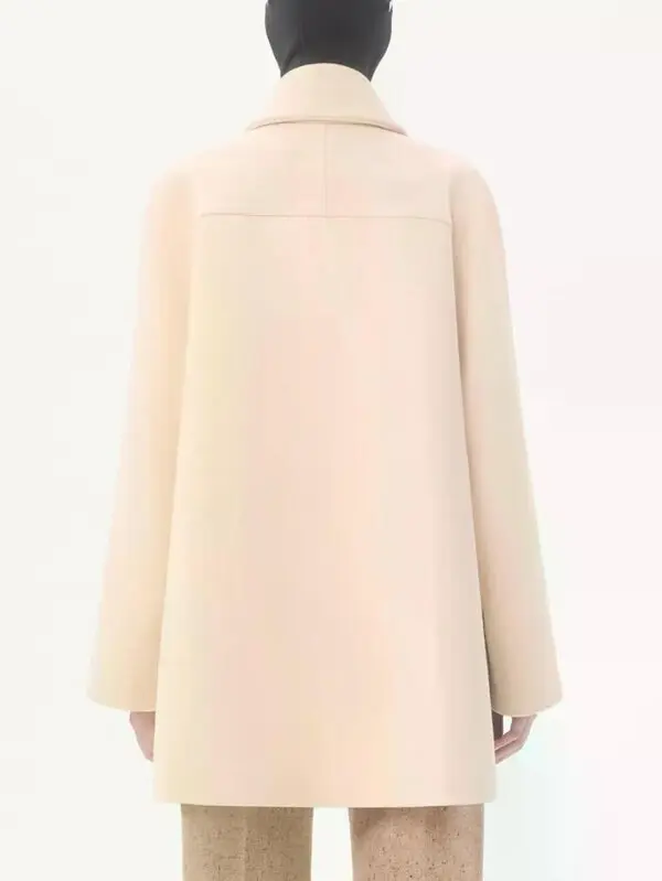 Valentino Garavani Wool Pea Coat With V-detail