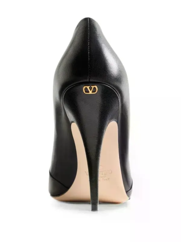 Valentino Garavani Panthea Goatskin Pumps 105mm - Black