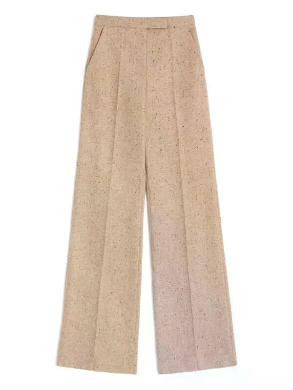 Valentino Garavani Natté-weave Tailored Trousers - Neutrals