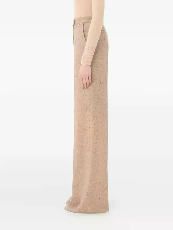 Valentino Garavani Natté Buttoned Weave Trousers