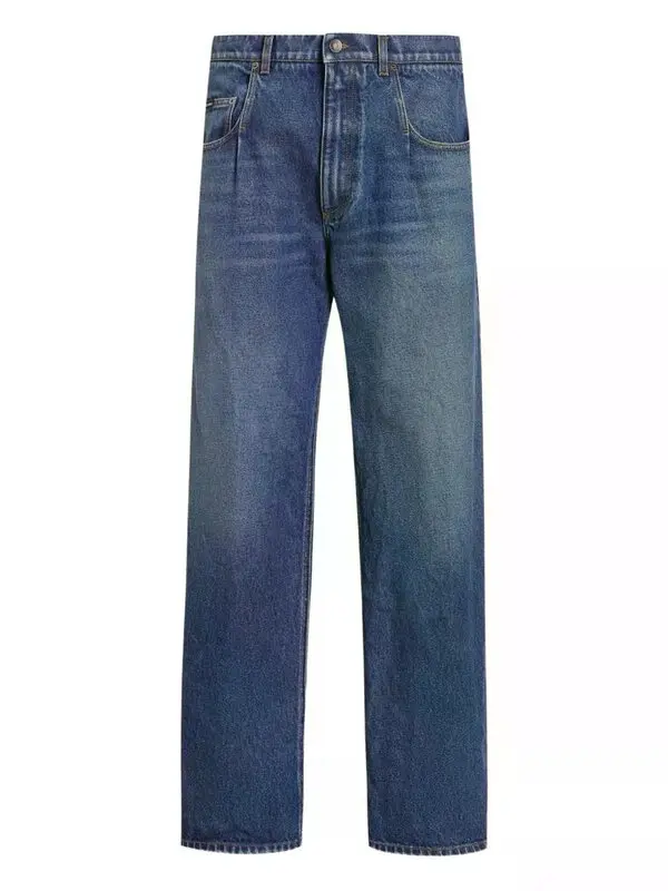 Dolce & Gabbana Logo-plaque Cotton Jeans - S9001