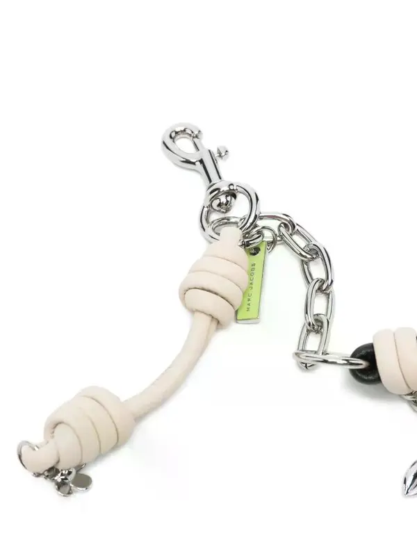 Marc Jacobs Leather Knotted Bag Charm - Black
