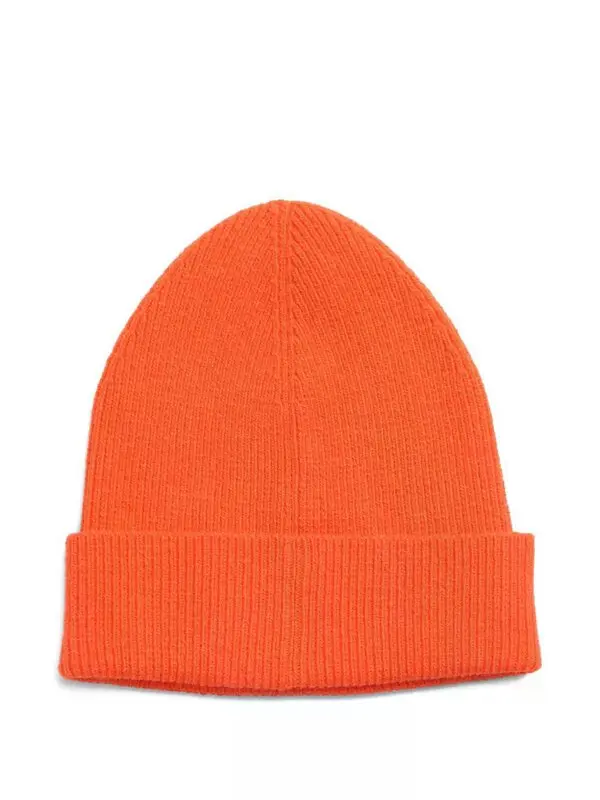Marc Jacobs Joy Ribbed Beanie - Orange