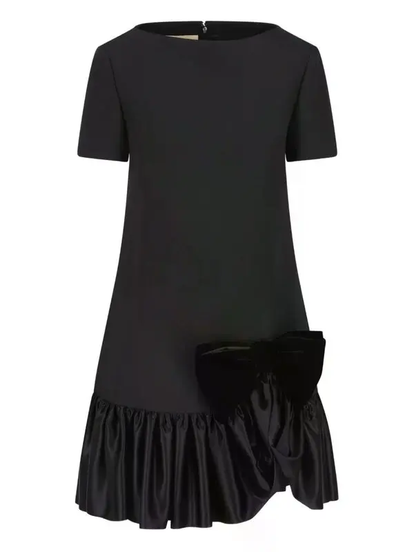 Valentino Garavani Crepe Couture Short Dress - Black