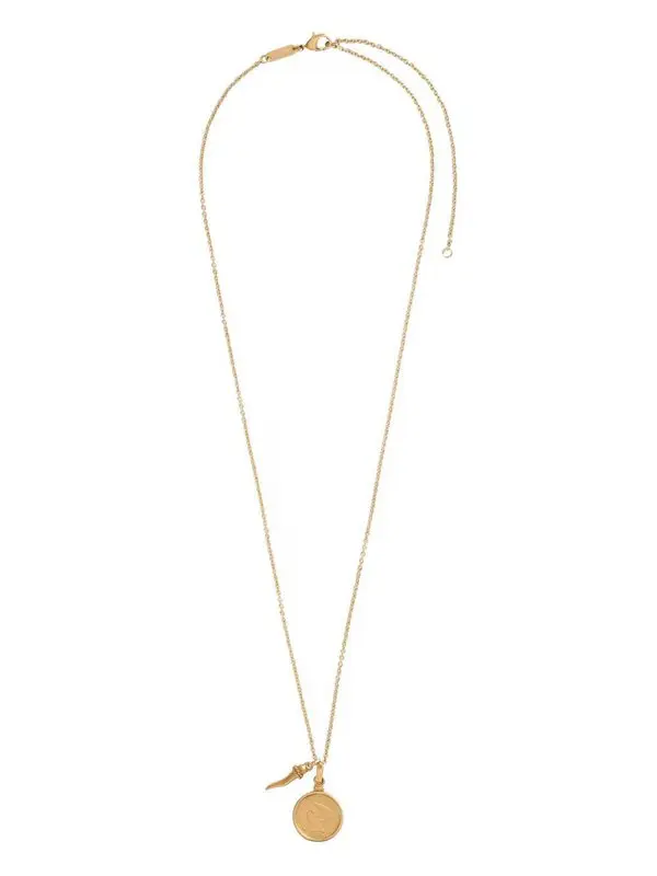 Dolce & Gabbana Horn Pendant Necklace - Gold