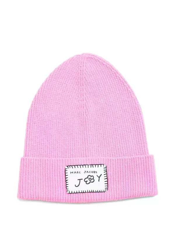 Marc Jacobs Logo-patch Beanie - Pink