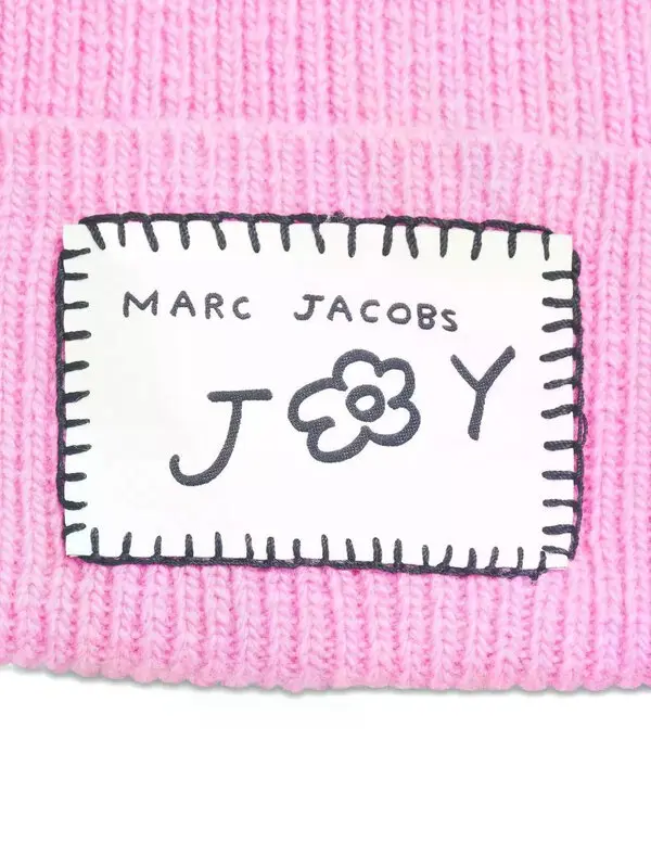 Marc Jacobs Logo-patch Beanie - Pink