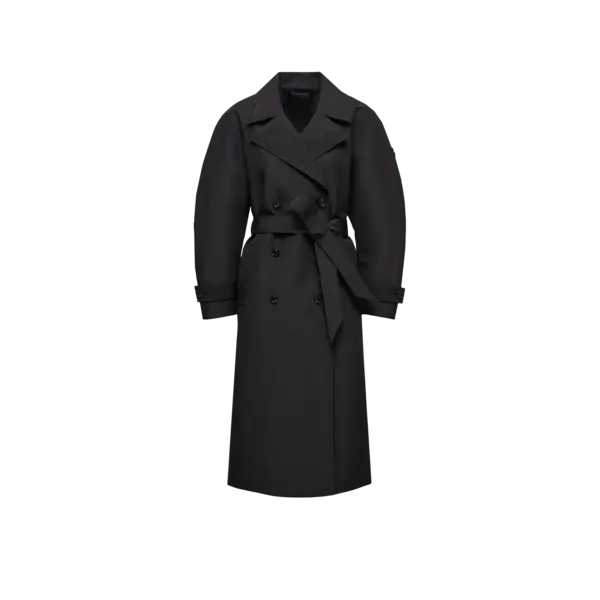 MONCLER X EDWARD ENNINFUL Zake Trench Coat - Black