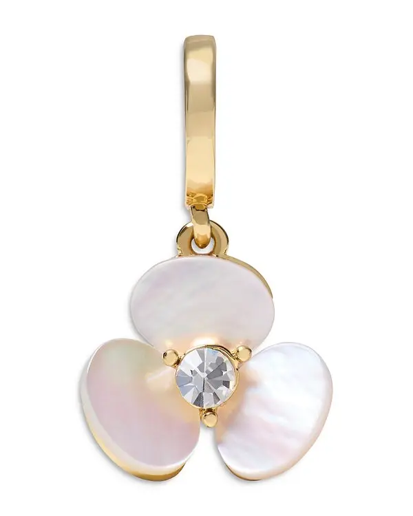 Kate Spade New York Mother Of Pearl Pansy Charm - Gold