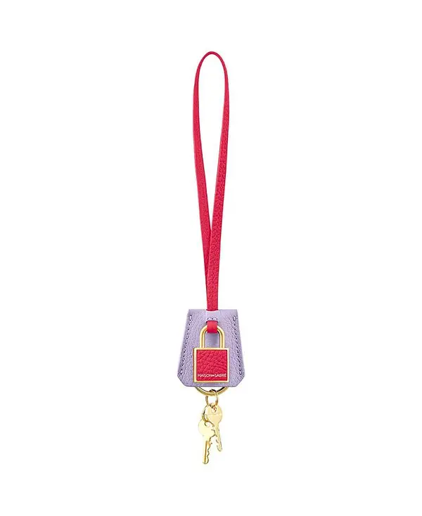 MAISON DE SABRE The Sabremoji Padlock Charm - Fuchsia Lavender