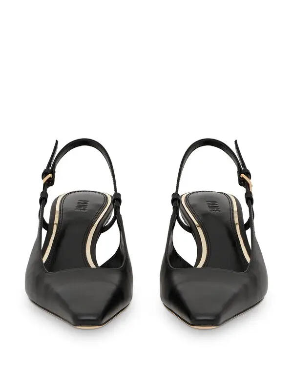 Paige Winnie Leather Slingback Pumps