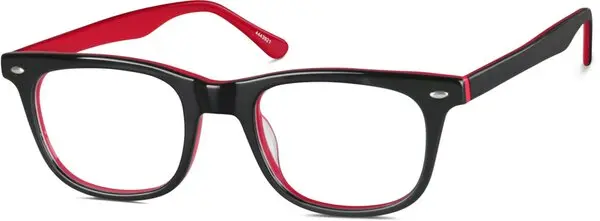 Zenni Square Eyeglasses Full Rim Frame - Black