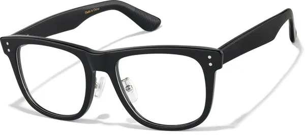 Zenni Square Full Rim Frame - Black