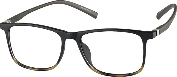 Zenni Square Eyeglasses Full Rim Frame - Tortoiseshell