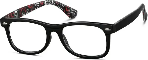 Zenni Full Rim Square Eyeglasses - Black