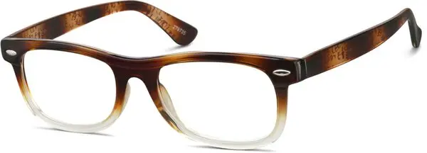 Zenni Full Rim Square Eyeglasses - Brown