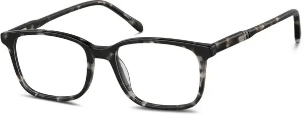 Zenni Square Full Rim Eyeglasses - Gray