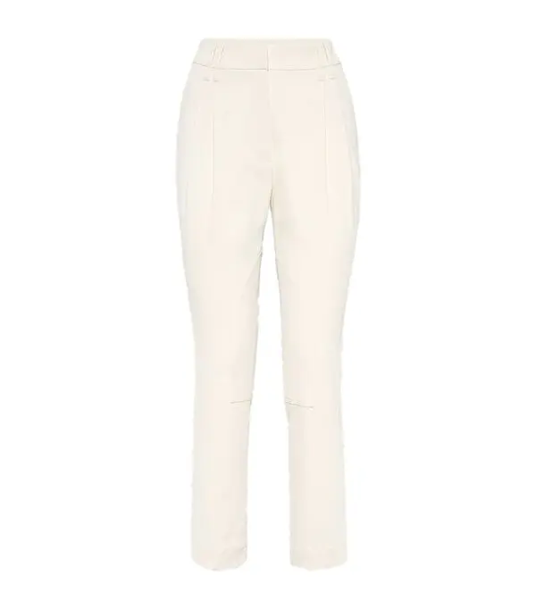 Brunello Cucinelli Stretch-twill Equestrian Trousers