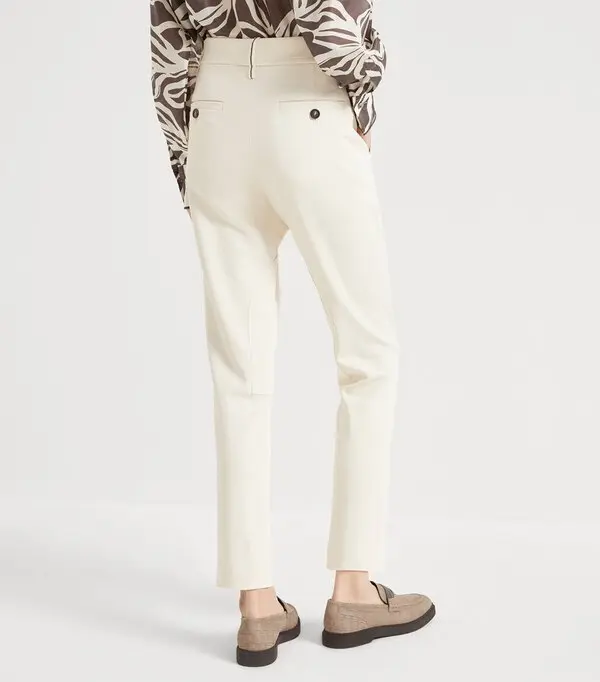 Brunello Cucinelli Stretch-twill Equestrian Trousers
