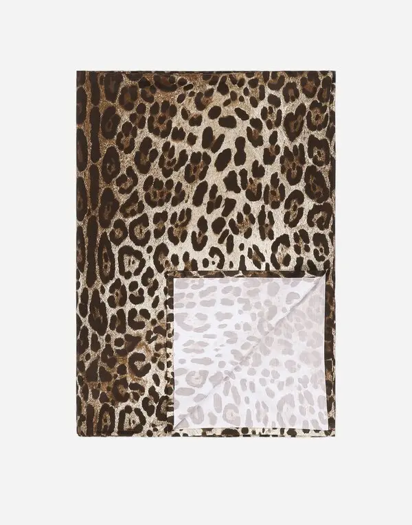 Dolce & Gabbana Cotton Sateen Fitted Sheet - Multicolor