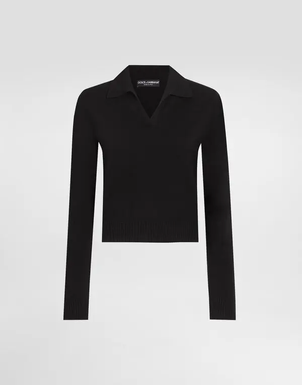 Dolce & Gabbana Cashmere Polo Pullover
