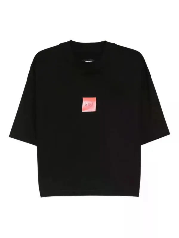 HAMZA Box Logo Cropped T-shirt