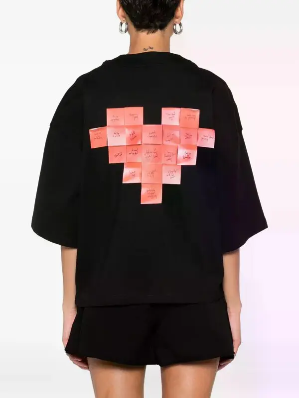 HAMZA Box Logo Cropped T-shirt