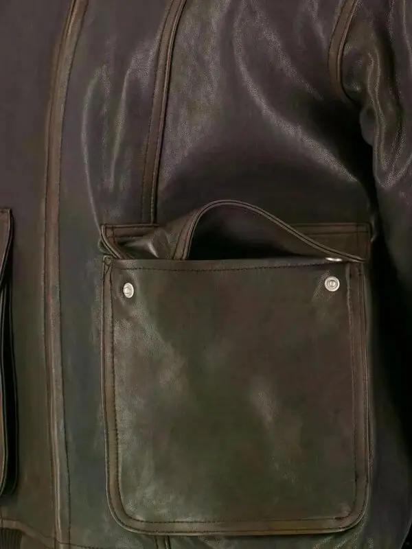 DUNST Lambs-leather Flap-pocket Jacket