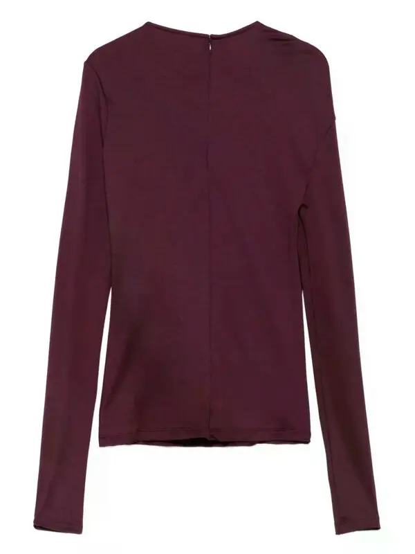 Victoria Beckham Twist-detail Cut-out Top - Red