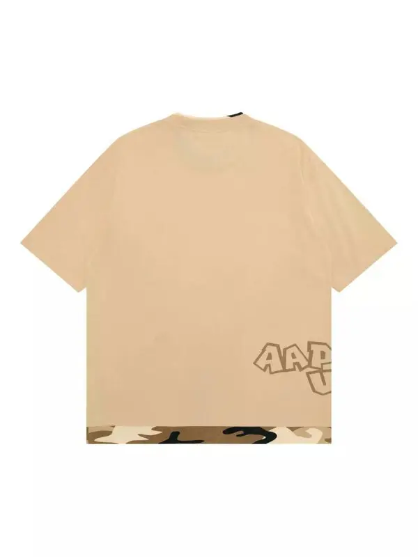 AAPE BY *A BATHING APE® Camouflage-panel T-shirt