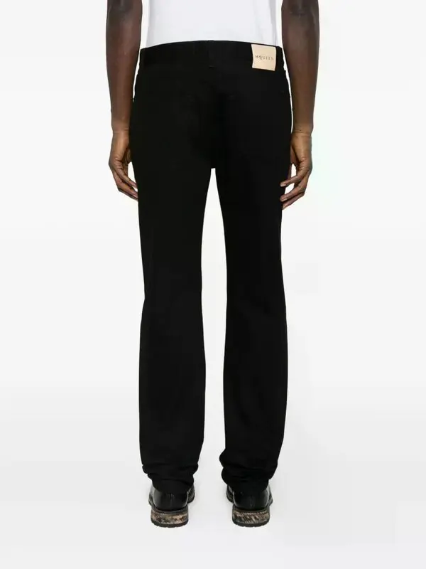 Alexander McQueen Five-pocket Straight Leg Jeans