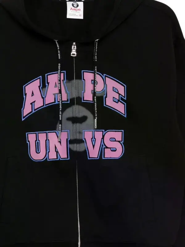 A BATHING APE Zip-up Hoodie - Black