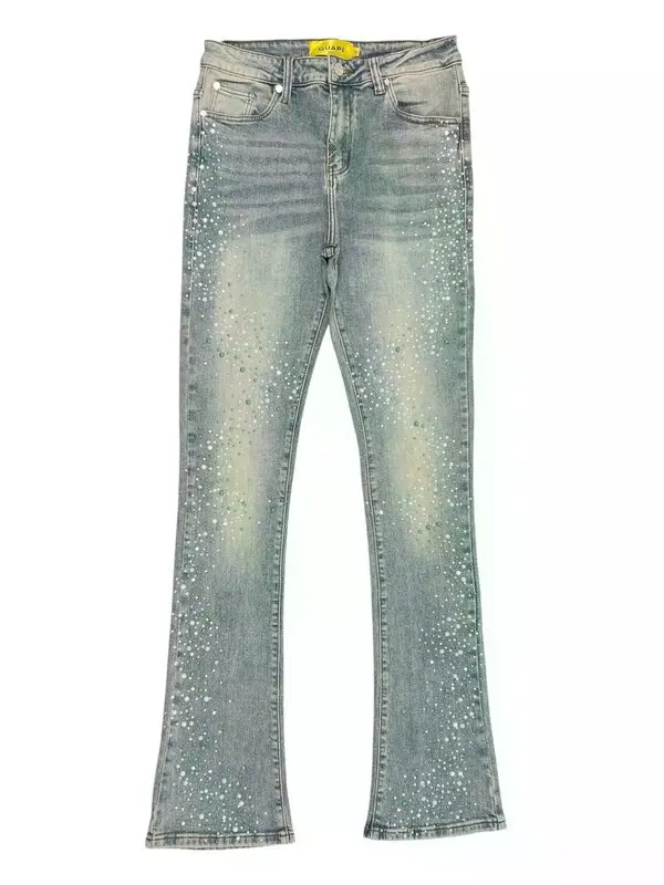 GUAPI Pearl-embellished Jeans