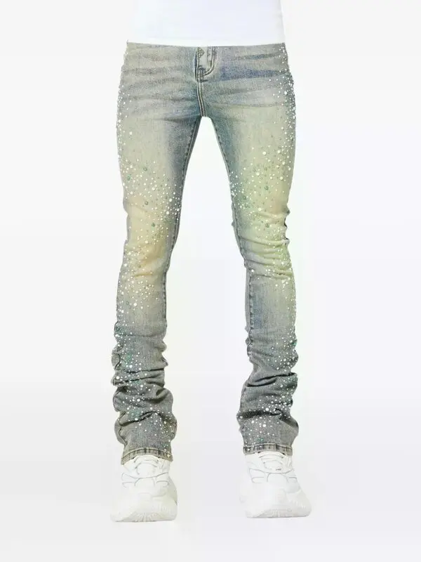 GUAPI Pearl-embellished Jeans
