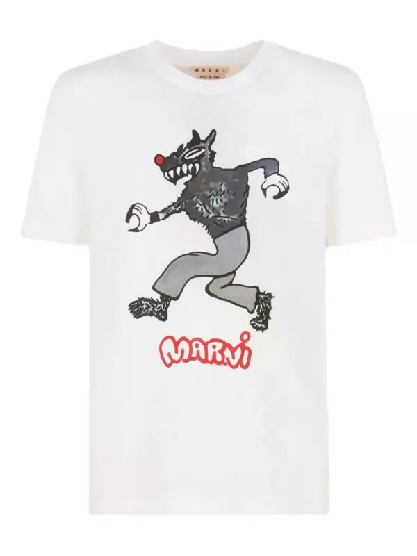 Marni Graphic-print T-shirt - White