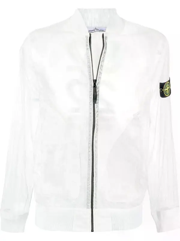 Stone Island Bomber Jacket 433q2 - White