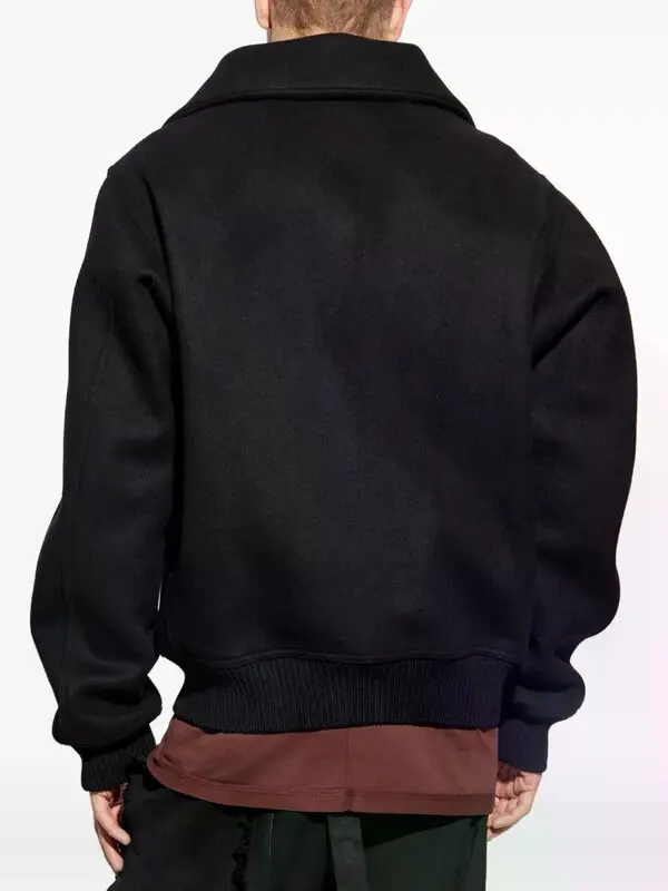 Rick Owens High-neck Wool Jacket