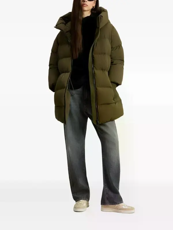 Woolrich Hooded Quilted Coat