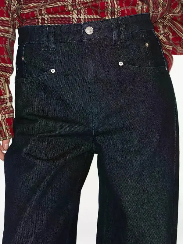 Isabel Marant Lemony Wide-leg Trousers