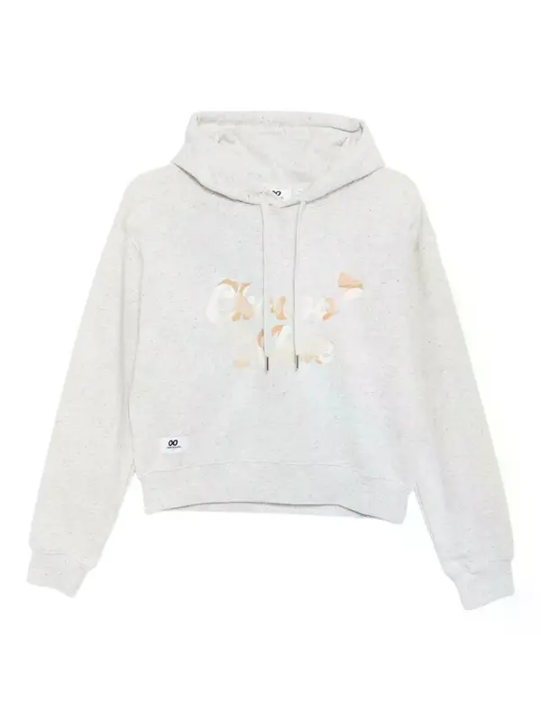 CHOCOOLATE Logo-embroidered Hoodie - Grey