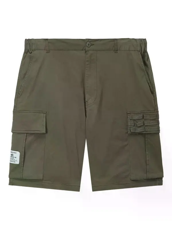 Alpha Industries Logo-patch Cargo Shorts