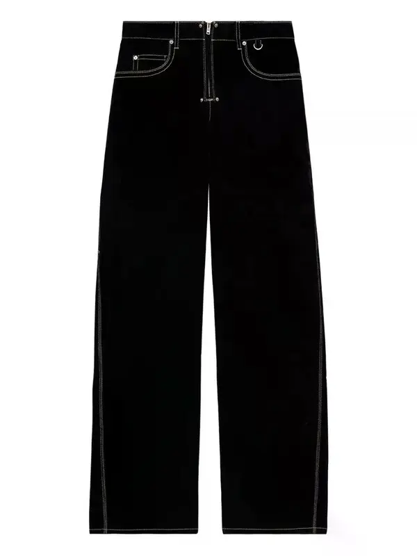 Isabel Marant Stelyna Contrast-stitch Trousers
