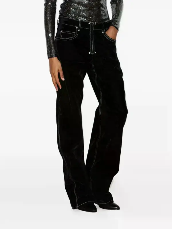 Isabel Marant Stelyna Contrast-stitch Trousers