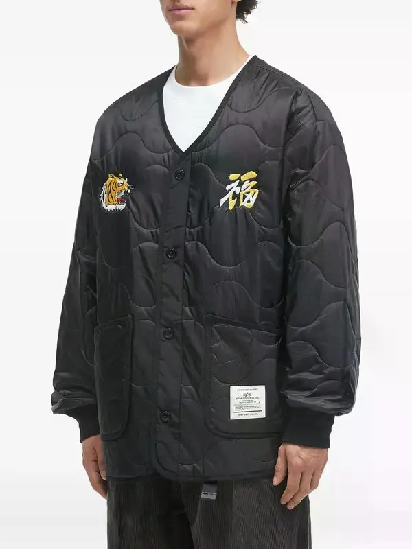 Alpha Industries Quilted Bomber Jacket