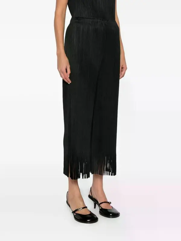 Issey Miyake Pleated Fringe Trousers